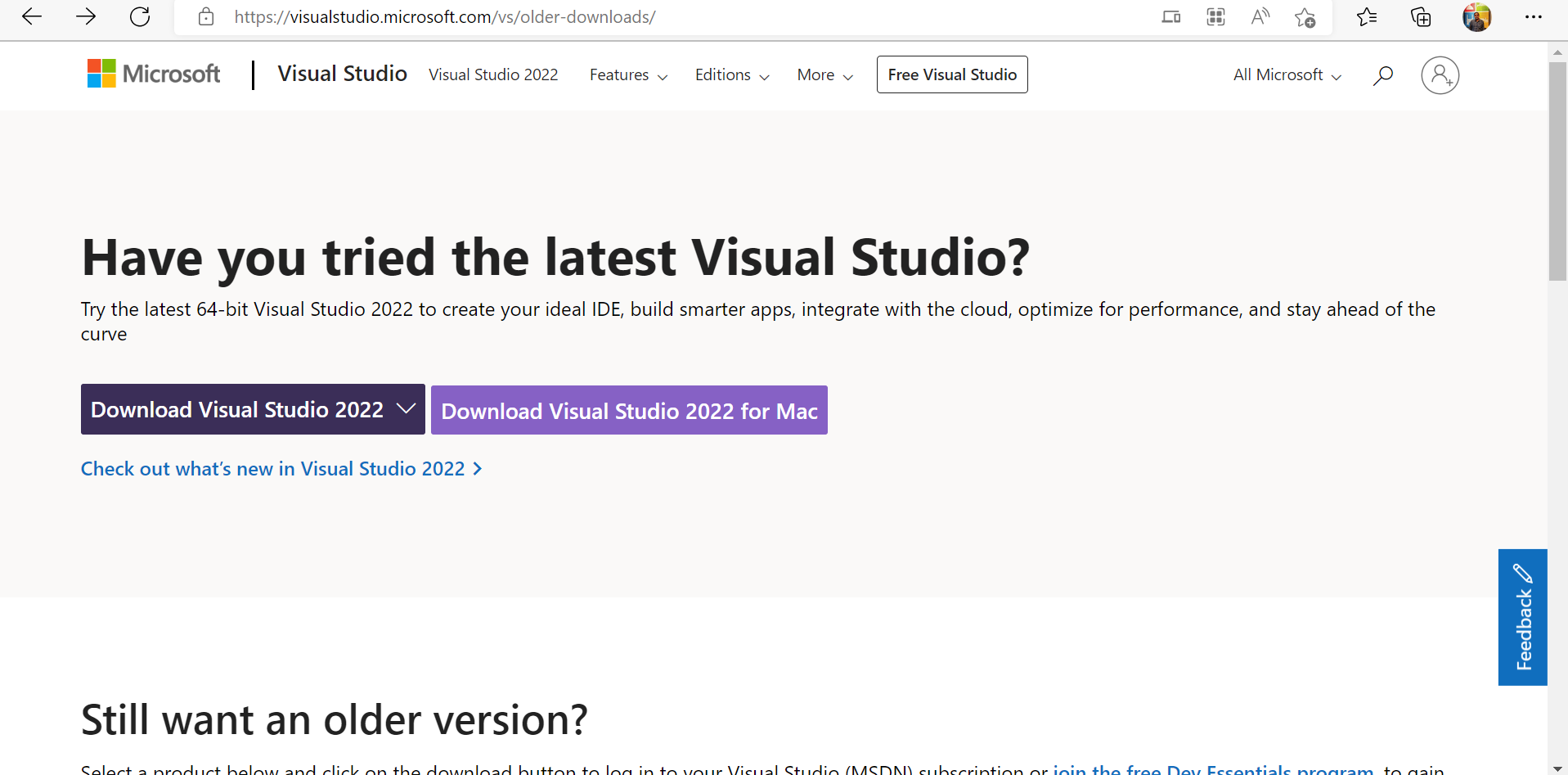 How To Install The Older Versions Of Visual Studio
